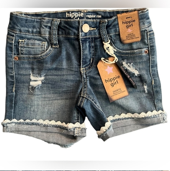 Hippie Girl | Bottoms | Nwt 6x Hippie Girl Lace Trimmed Snap Button ...